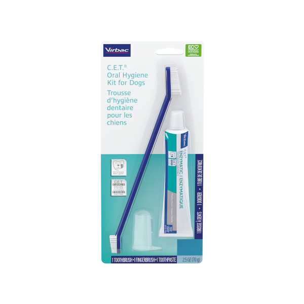 C.E.T.® Enzymatic Toothpaste Kit - Poultry C.E.T.® 雙酵素牙膏/牙刷組 - 雞肉口味